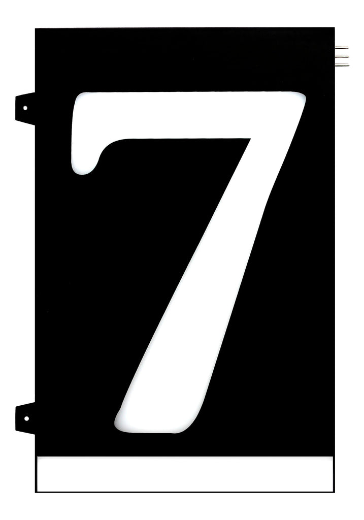 Homidea Backlit LED House Number 7 – HOMIDEA