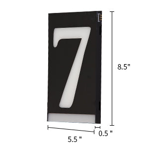 Homidea Backlit LED House Number 7 – HOMIDEA
